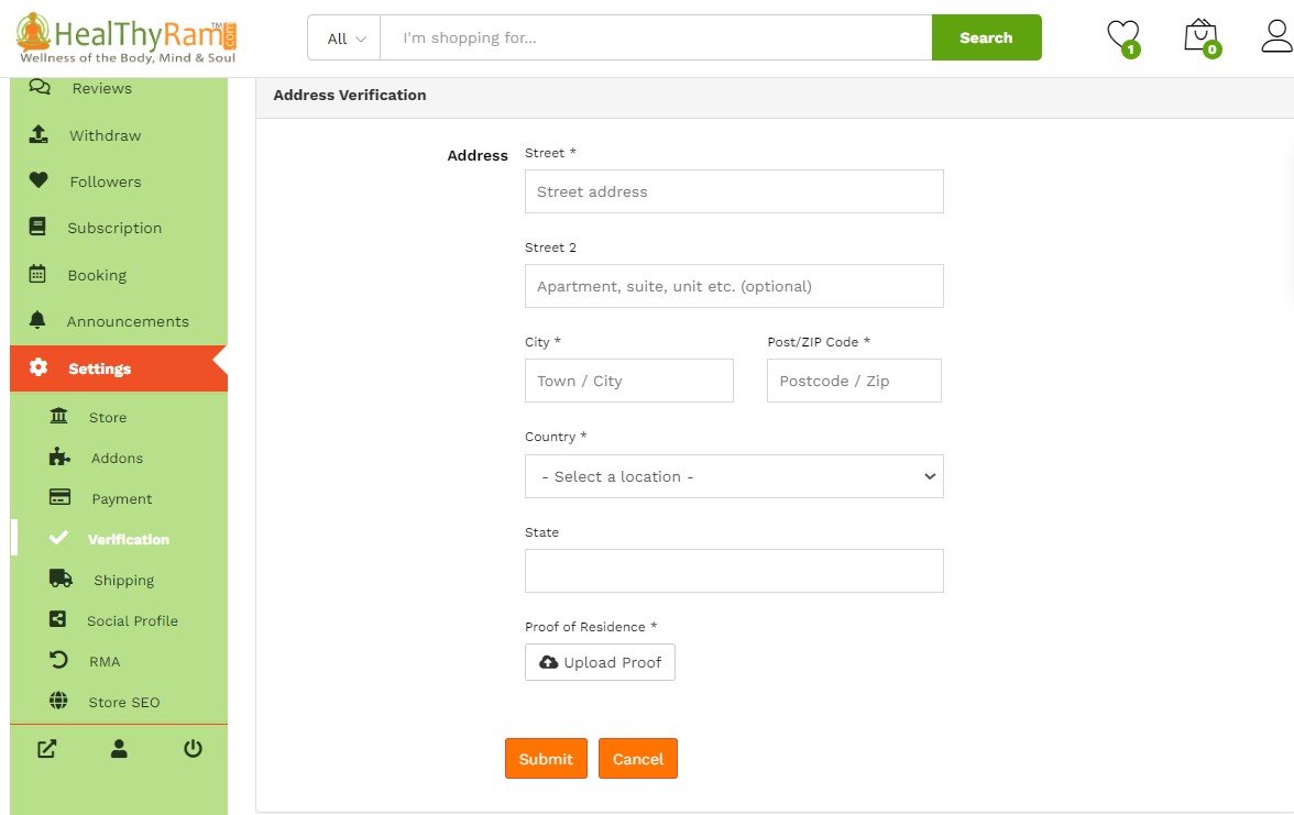 Wellness Vendor Guide – Training – HealThyRam.com